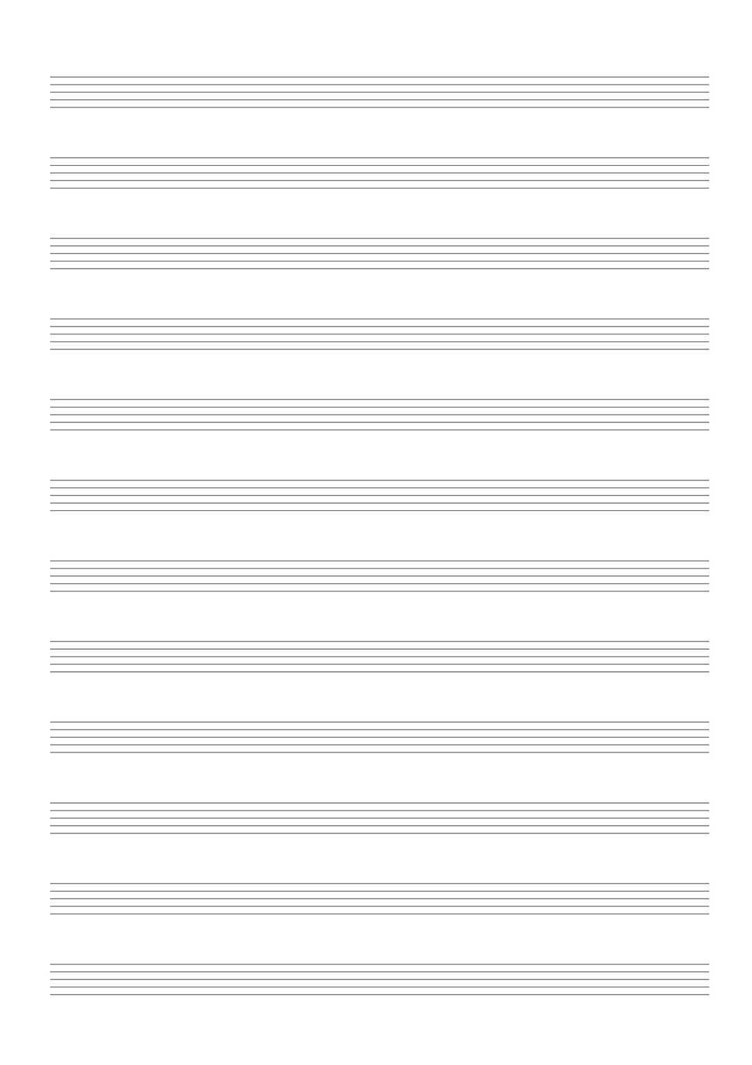 Notenbalk - Notitieblok - Note block - Scheurblok - Muziek Karine