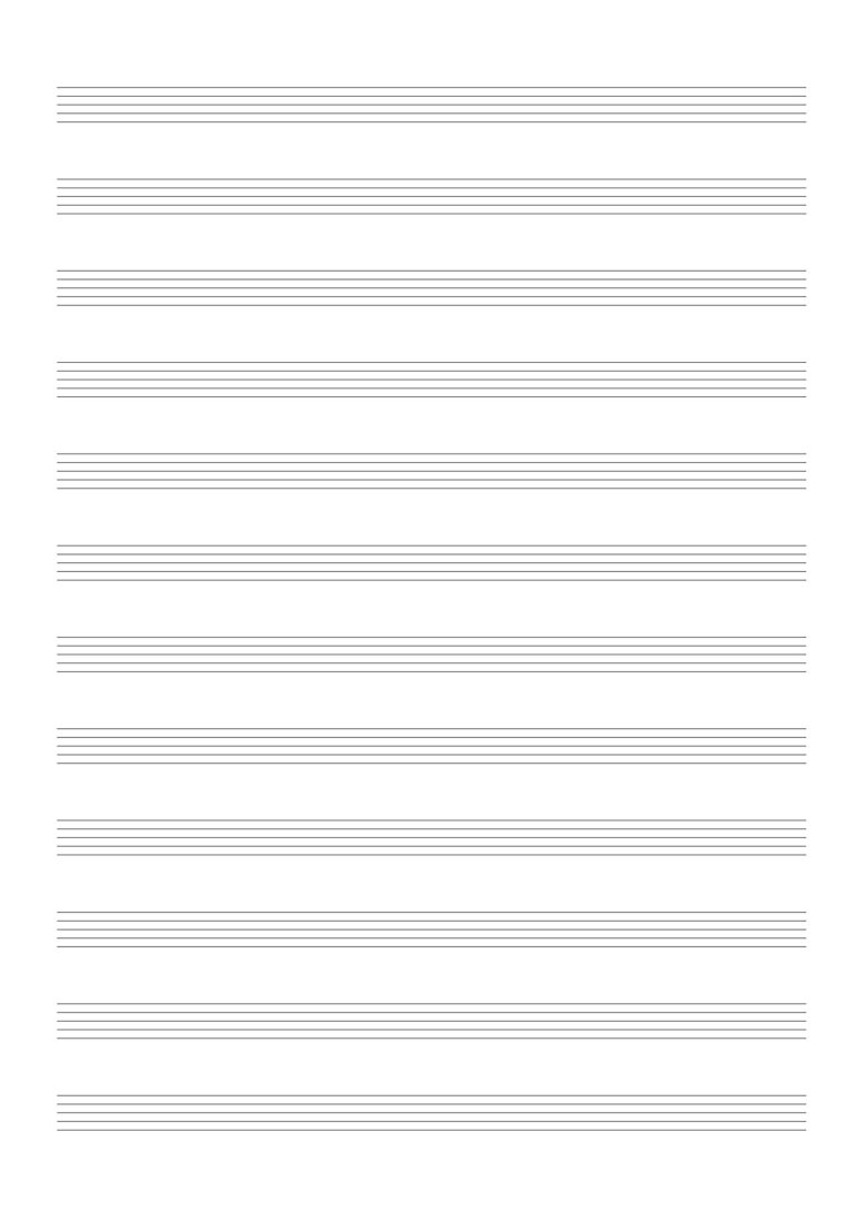 Notenbalk - Notitieblok - Note block - Scheurblok - Muziek Karine